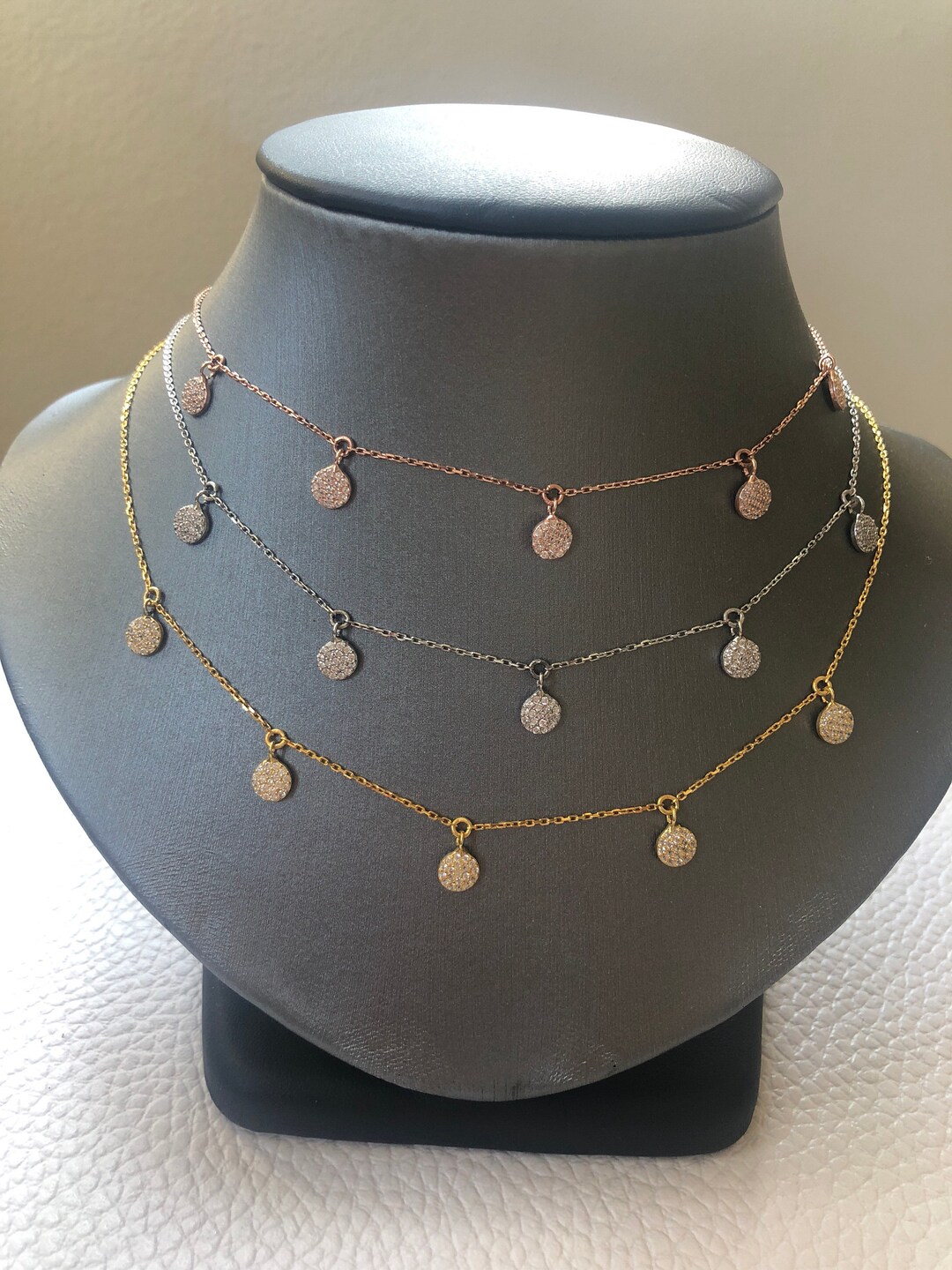 Multi Dome Necklace - Etsy