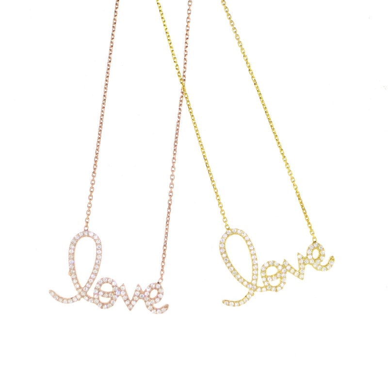 Womens Love Necklaces - Etsy