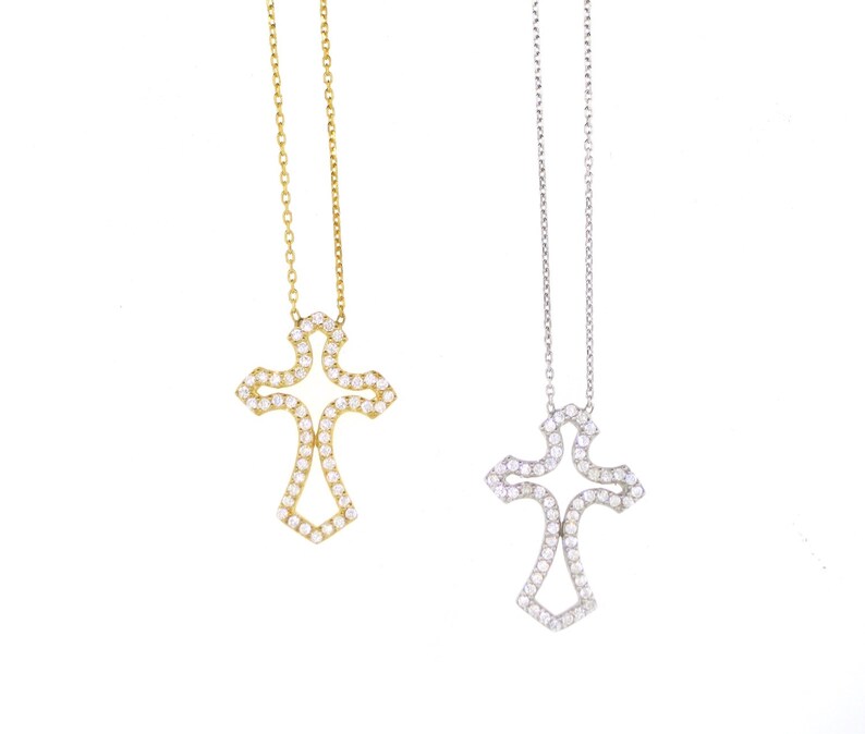 Antique Pave Cross - Etsy