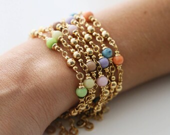 Pastel bracelet | Etsy