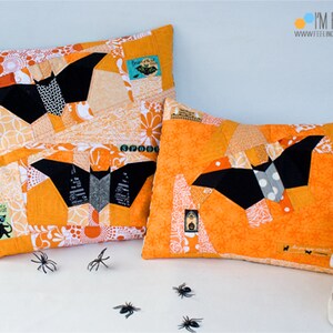 The Bat Block- Paper Pieced Quilt Block Pattern, PDF, Instant Download ...