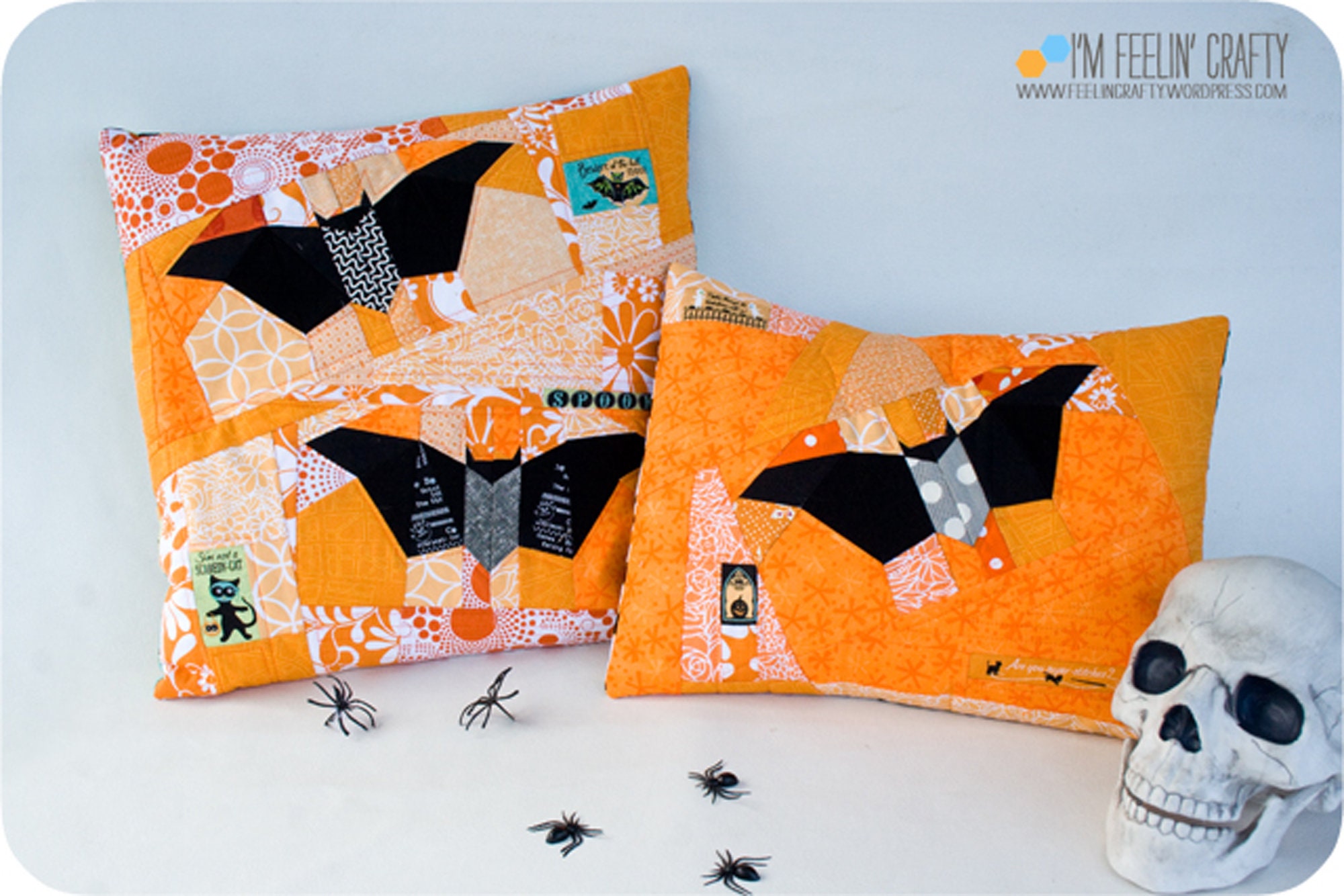 The Bat Block- Paper Pieced Quilt Block Pattern, PDF, Instant Download ...