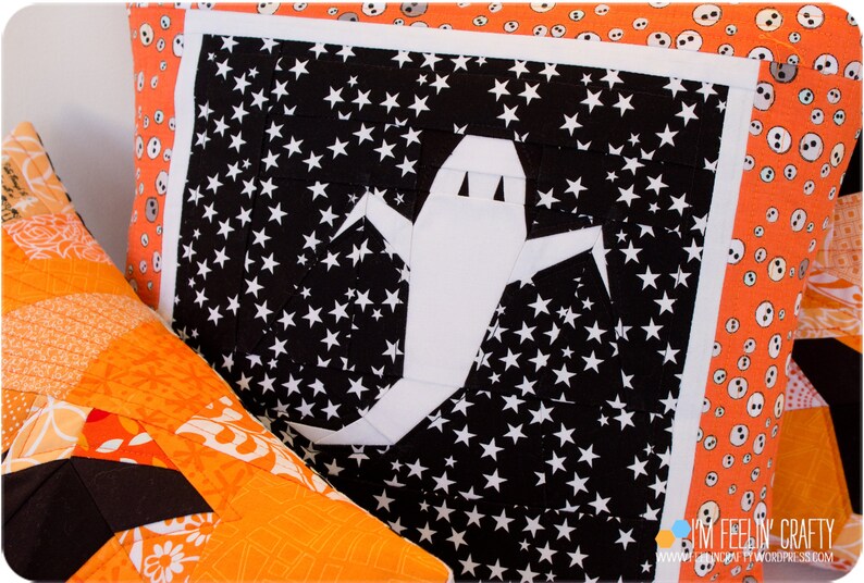 The Ghost Block- Paper Pieced Quilt Block Pattern, PDF, Instant ...