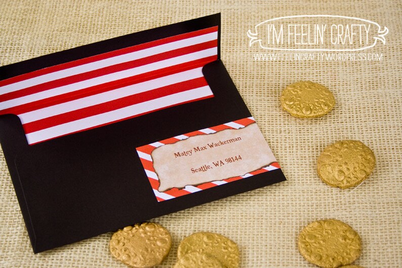Pirate Party Wrap Around Address Labels- Printable - Etsy