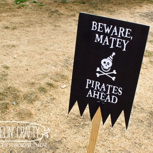 Pirate Party Welcome Sign- Printable - Etsy