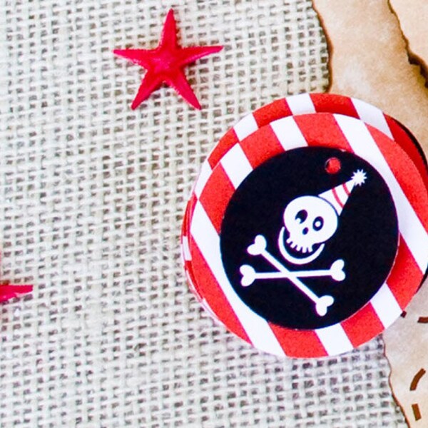 Pirate Party Napkin Rings Printable - Etsy