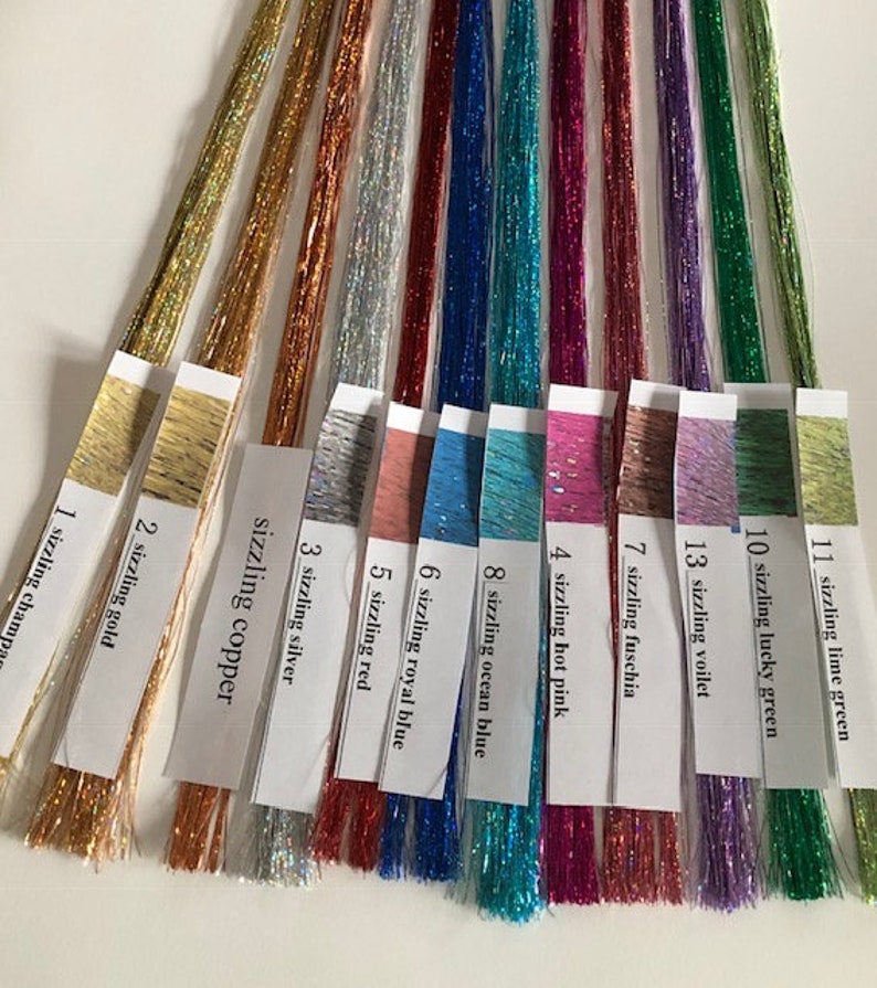 16 Sizzling Colors 36 Inch-100%thai Silk Strands 100 STRANDS | Etsy