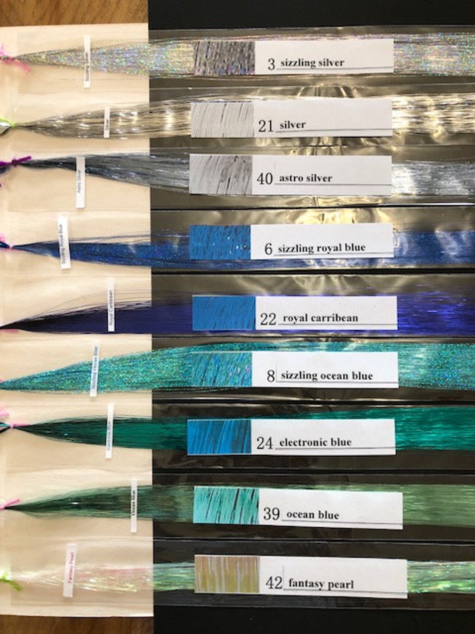 36 Inch-100%thai Silk Strands 100 STRANDS PER PKG. Salon - Etsy