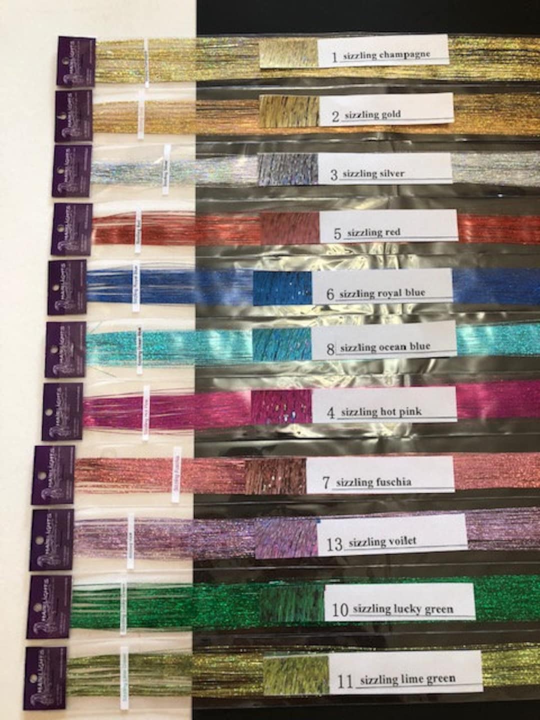 18"all 16 Sizzling Colors for Shorter Hair, 100%thai Silk Strands, 100 ...