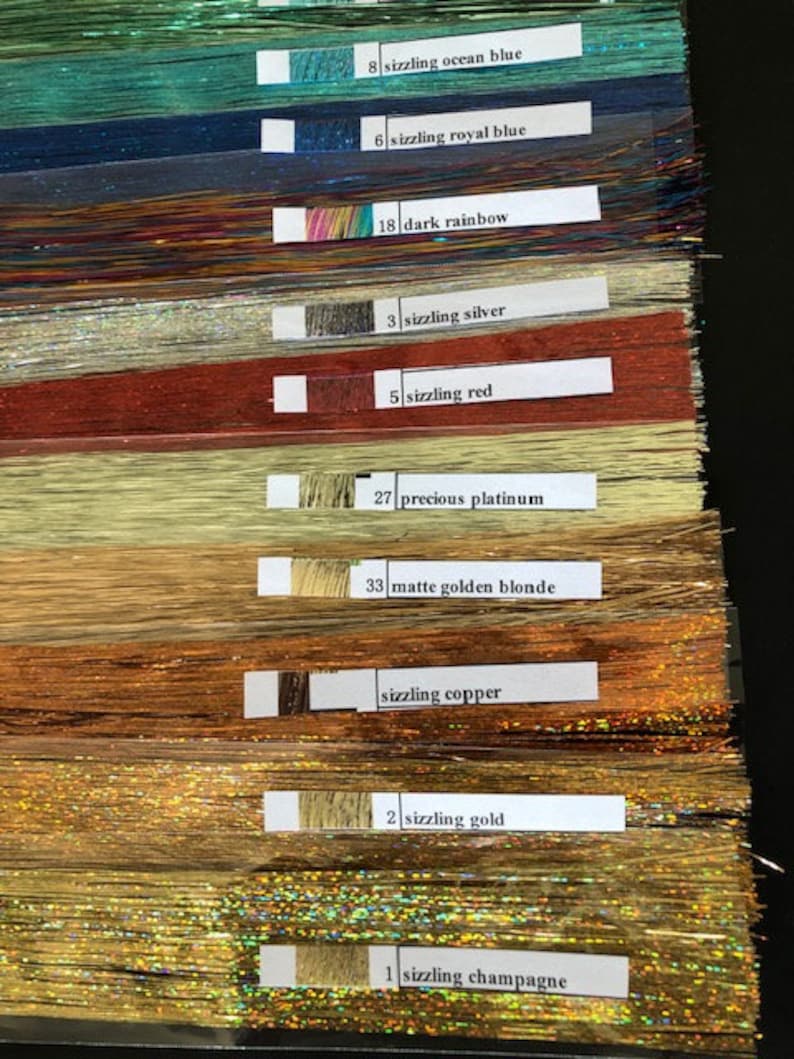 46100%thai Silk Strands 100 Strands per Package. Salon - Etsy