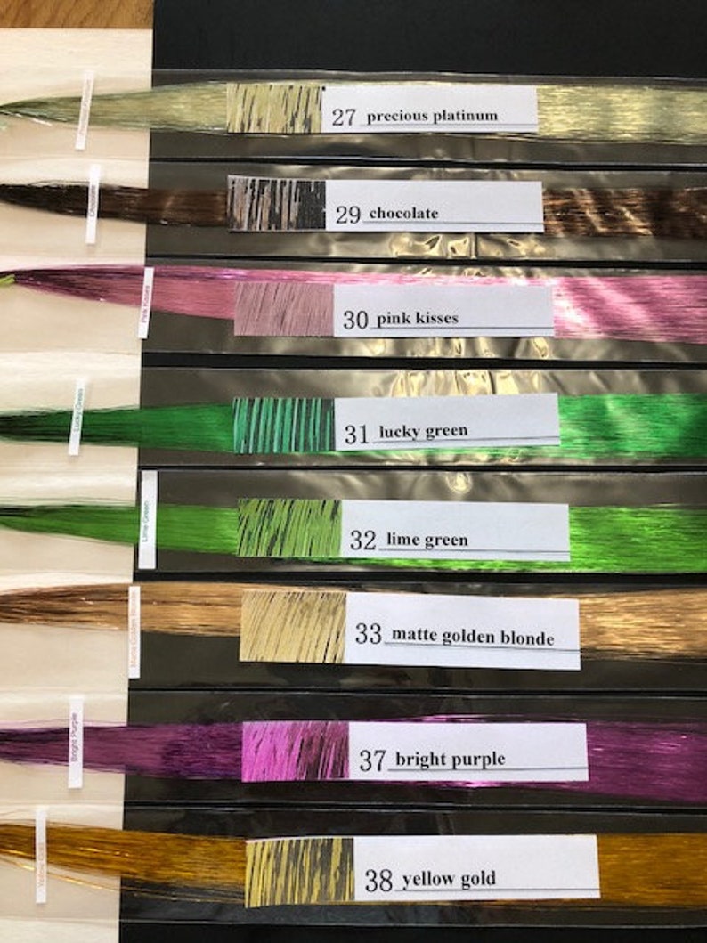 36 Inch-100%thai Silk Strands 100 STRANDS PER PKG. Salon - Etsy