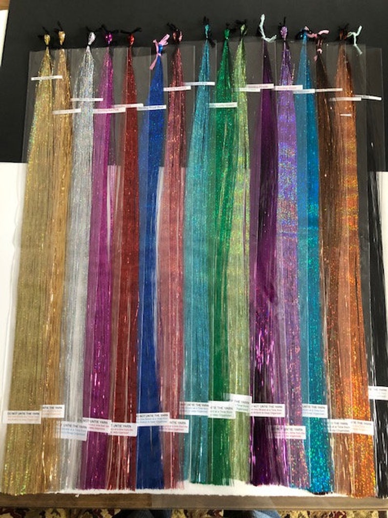16 Sizzling Colors 36 inch-100%thai silk strands 100 STRANDS | Etsy