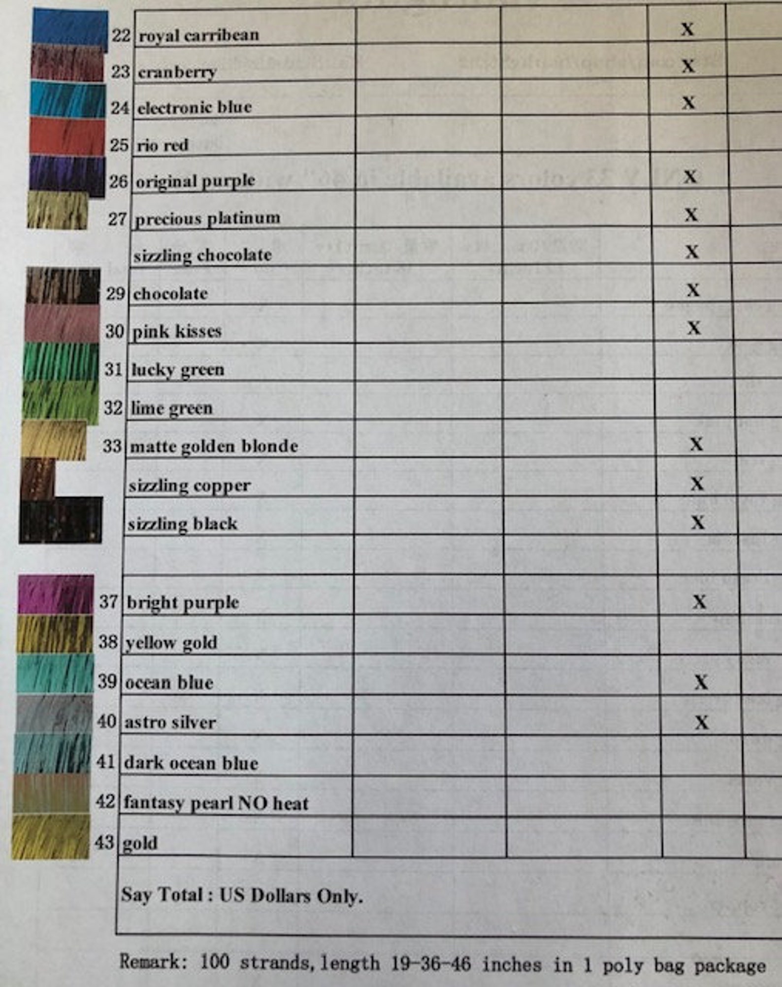 46100%thai Silk Strands 100 Strands per Package. Salon - Etsy