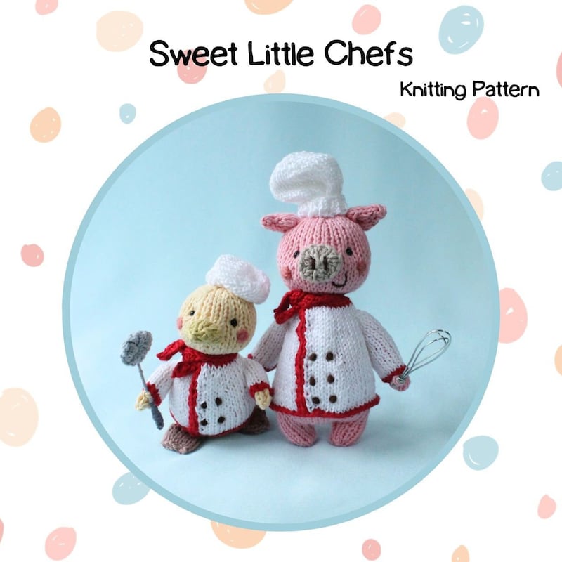 Knitted Chef Pattern - Etsy