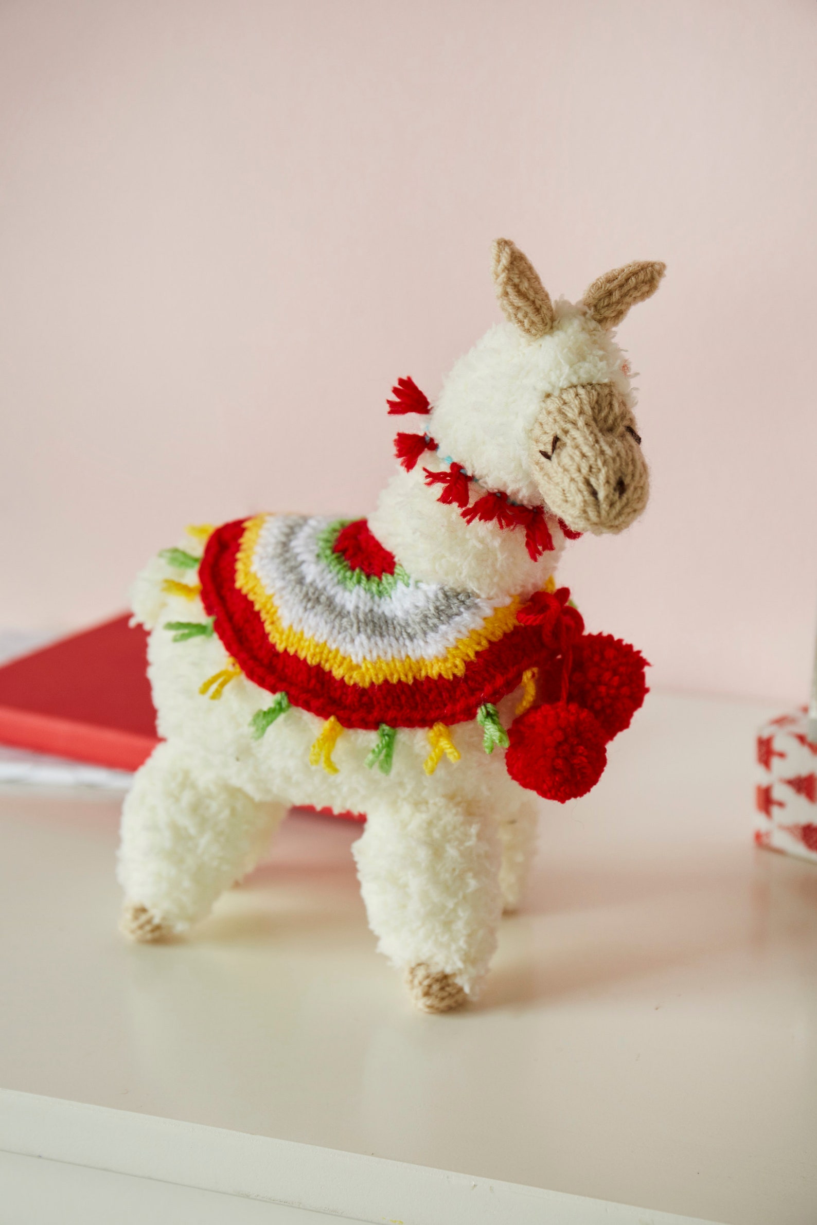 Festive Llama Knitting Pattern PDF - Etsy