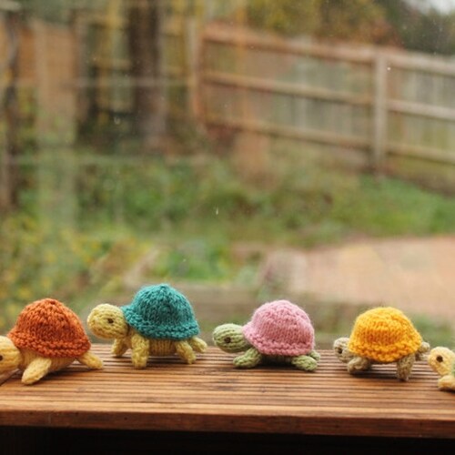 Turtle Family Knitting Pattern PDF | Etsy