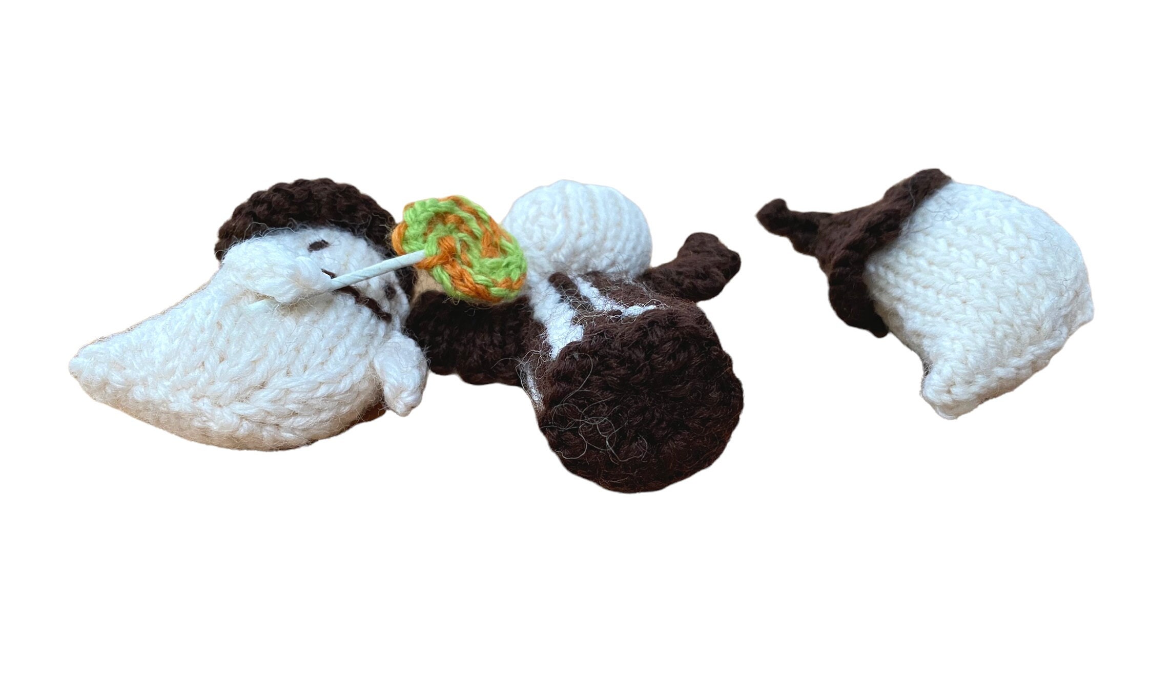 Hand-knitted Mini Halloween Ghosts Set - Etsy