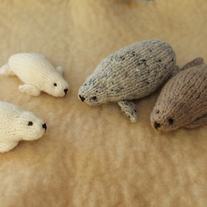 Seal Family Knitting Pattern PDF - Etsy