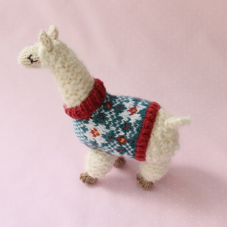 Fairisle Llama Knitting Pattern PDF - Etsy