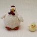 Mother Hen and Three Little Chicks Knitting Pattern PDF - Etsy