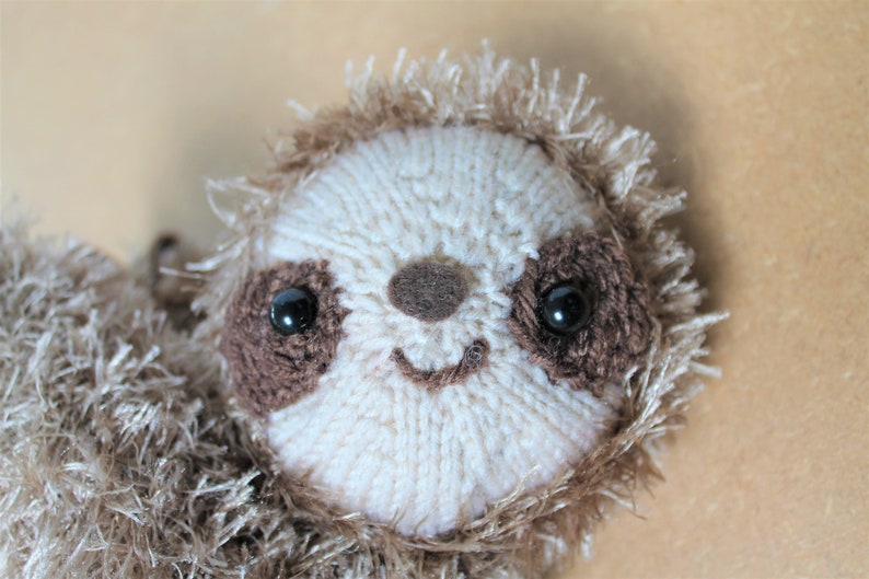 Fleecy Sloth Knitting Pattern PDF | Etsy