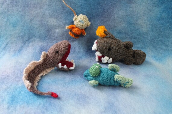 Mini Knitted Deep Sea Creatures - Etsy