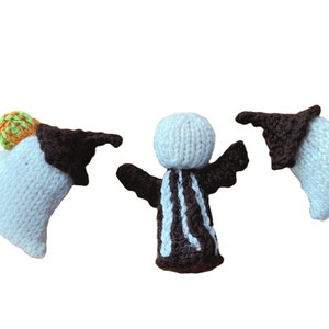 Hand-knitted Mini Halloween Ghosts Set - Etsy