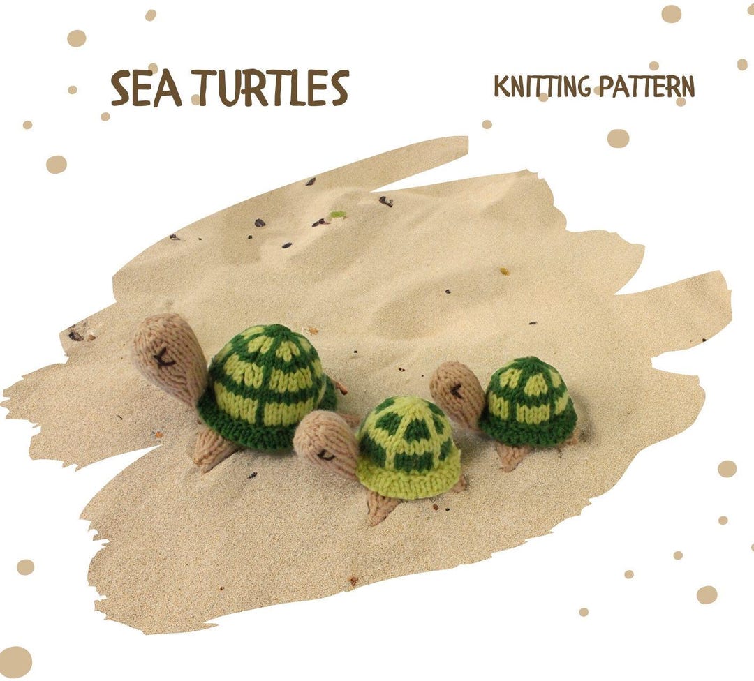 Sea Turtles Knitting Pattern PDF - Etsy