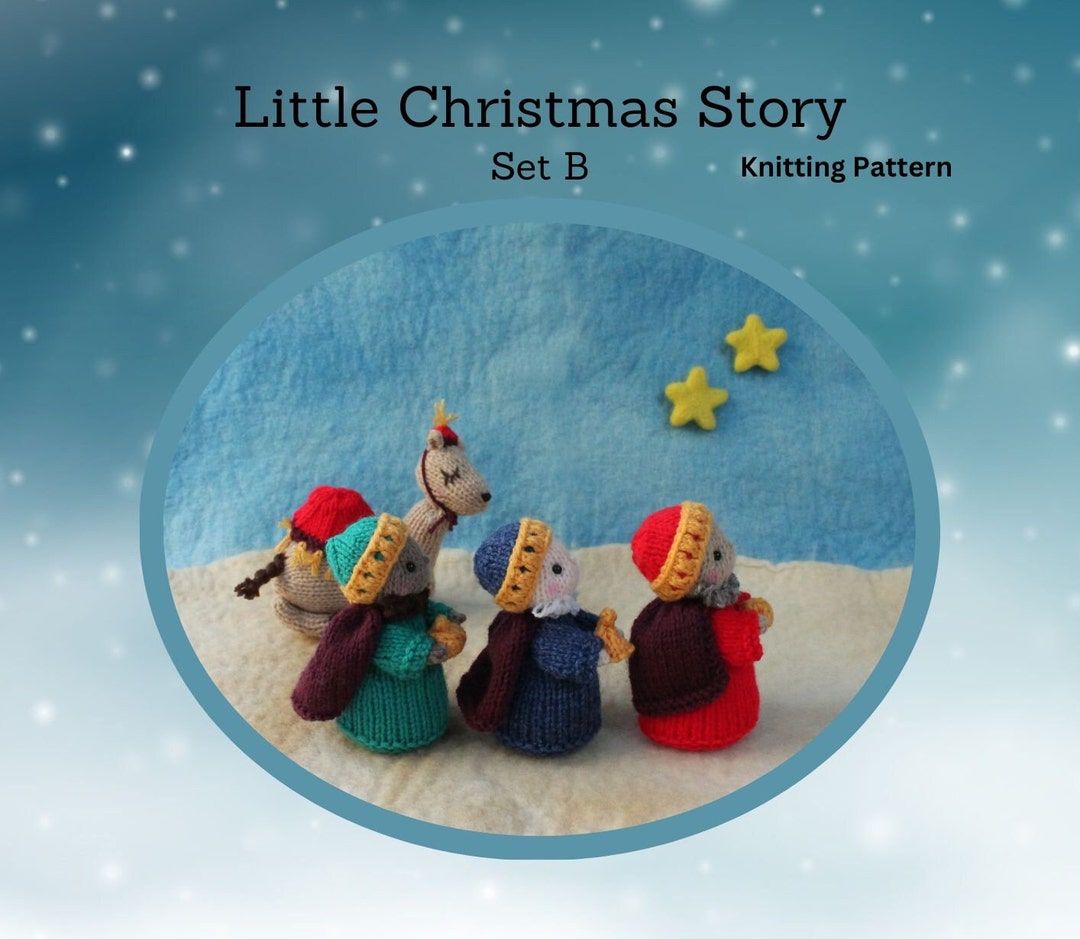 Little Christmas Story Set B Knitting Pattern PDF - Etsy