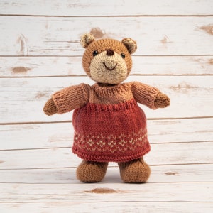 Bear Family Knitting Pattern PDF - Etsy