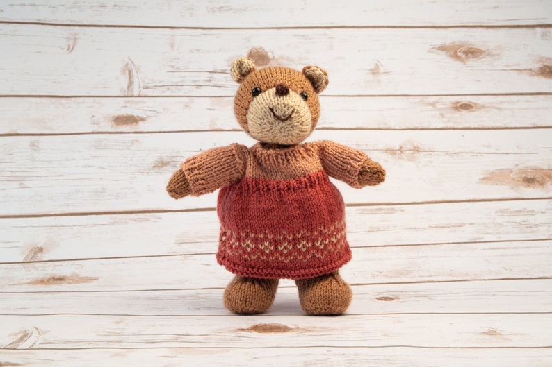 Bear Family Knitting Pattern PDF - Etsy