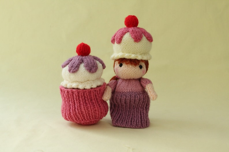 Cupcake Dolls Knitting Pattern PDF - Etsy