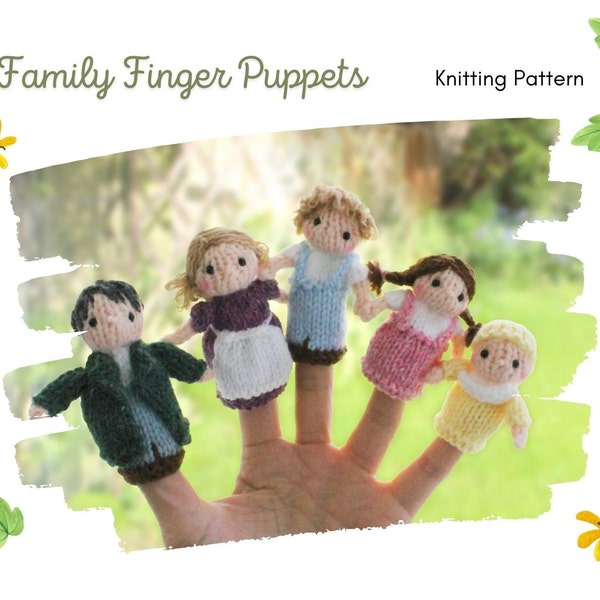 Finger Family Finger Puppets - Etsy