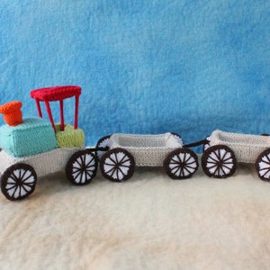 Choo Choo Train Knitting Pattern, Train, Boys, and Animals Knitting ...