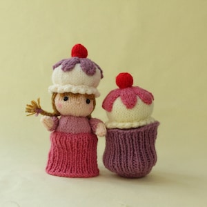 Cupcake Dolls Knitting Pattern PDF - Etsy