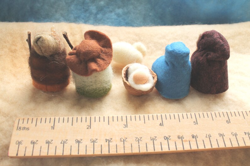 Waldorf Tiny Felt Nativity Set - Etsy