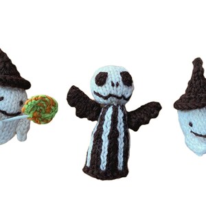 Hand-knitted Mini Halloween Ghosts Set - Etsy