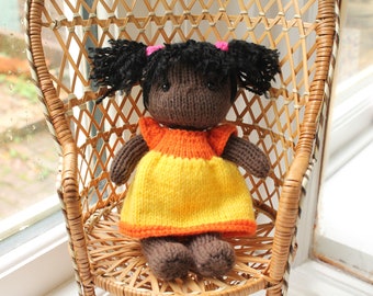 Knitted Dolly Dress - Etsy