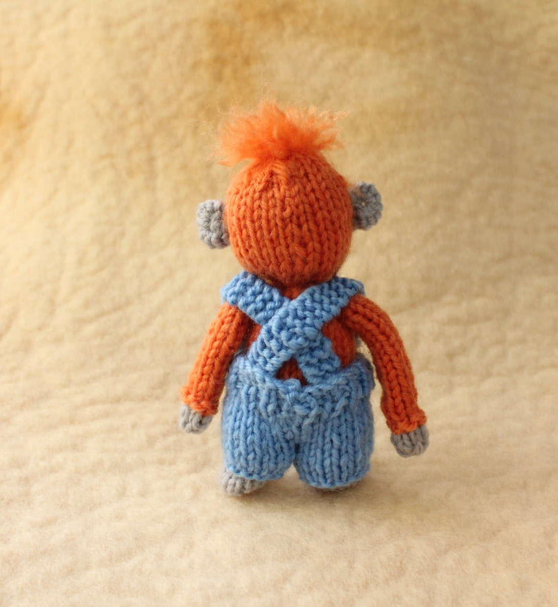 KNITTING PATTERN PDF Safari Friends Set (A); Giraffe, Orangutan, and ...