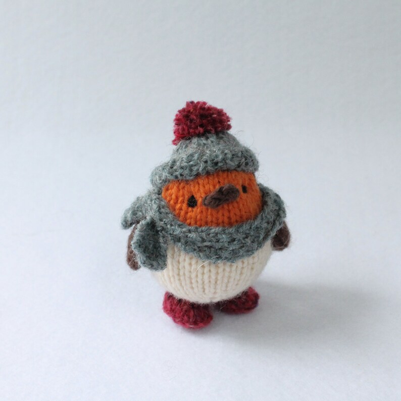 Winter Robin Knitting Pattern PDF - Etsy