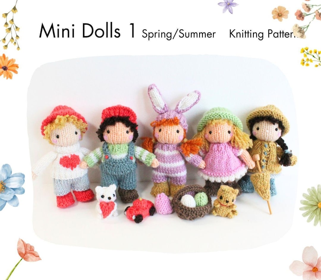 Mini Seasonal Dolls Set 1 Spring/summer - Etsy UK