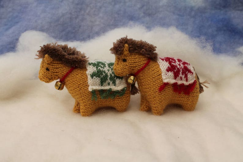 Christmas Ponies Knitting Pattern PDF - Etsy