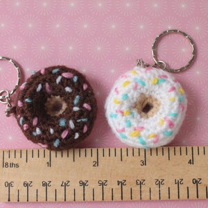 Crocheted Amigurumi Donuts Keychains - Etsy