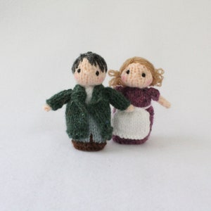 Family Finger Puppets, Knitted Puppets, Knitting Pattern PDF - Etsy