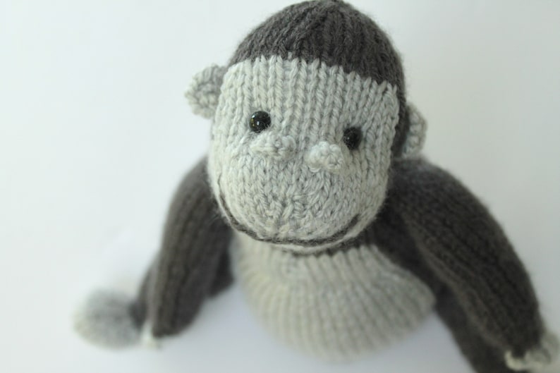 Mummy and Baby Gorilla Knitting Pattern PDF - Etsy