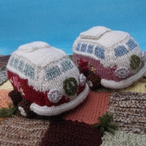 The Hippy Campervan Knitted Van Knitting Pattern PDF - Etsy