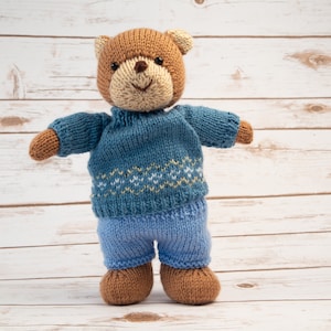 Bear Family Knitting Pattern PDF - Etsy