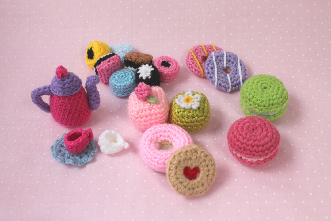 Mini Crocheted Amigurumi Sweets - Etsy