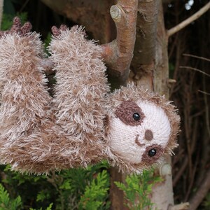 Fleecy Sloth Knitting Pattern PDF - Etsy