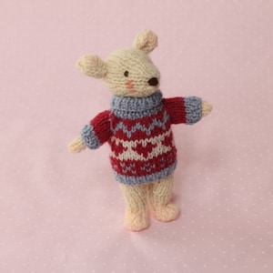 Mice in Jumpers Knitting Pattern PDF - Etsy